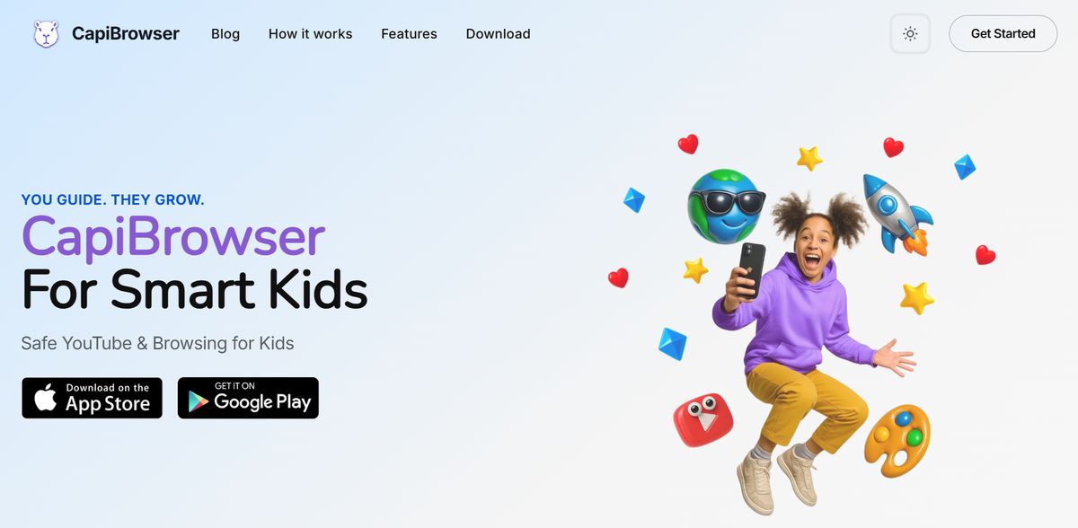 CapiBrowser – a safe browser for kids with parental controls and ...